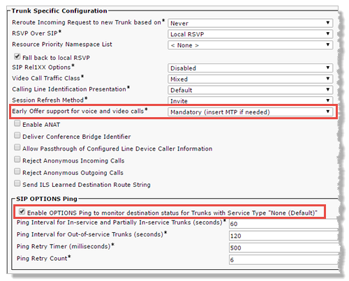 Cisco SIP Trunk Setup