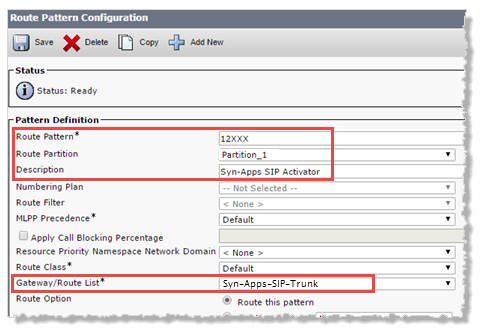 Cisco SIP Trunk Setup