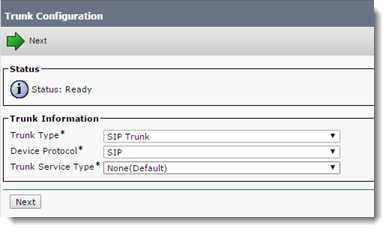 Cisco SIP Trunk Setup