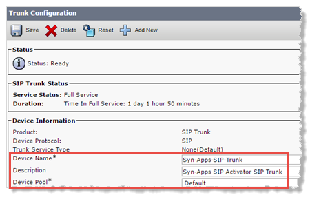 Cisco SIP Trunk Setup