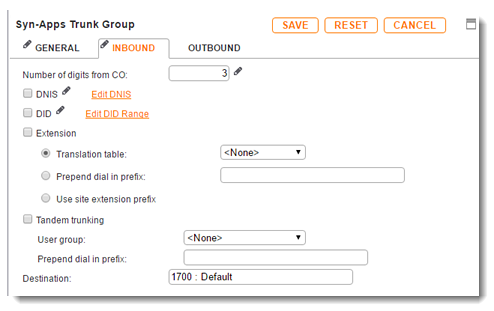 Mitel MiVoice Connect SIP Trunk